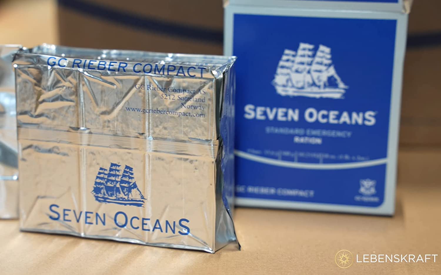 Seven Oceans Emergency Food Rations and Water For Survival 1500g ...